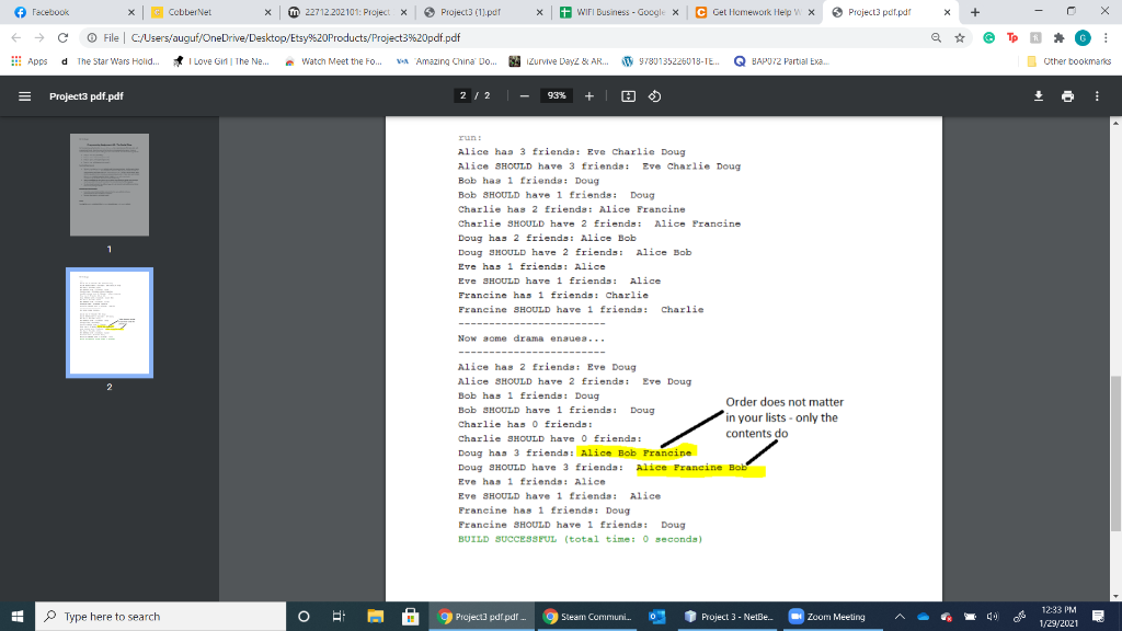 Solved Programming Assignment #3: The Social Class For this | Chegg.com