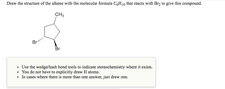 Solved Draw the structure of the alkene with the molecular | Chegg.com