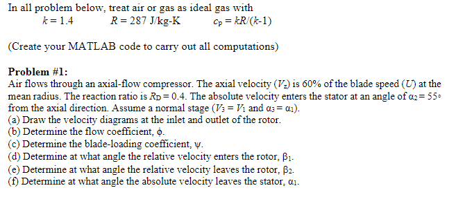 Solved Please use MATLAB to solve In all problem below, | Chegg.com