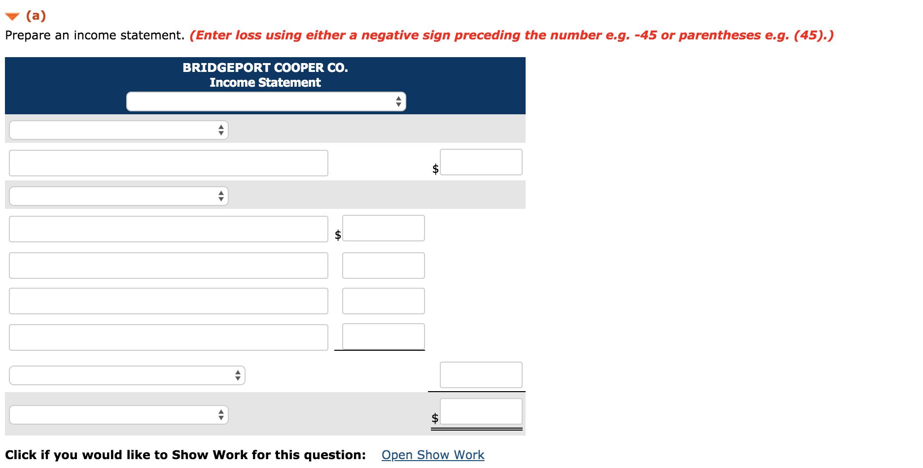 Solved Exercise 3-11 (Part Level Submission) The adjusted | Chegg.com