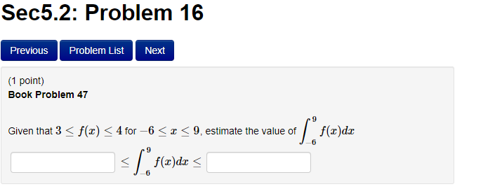 Solved Sec5.2: Problem 16 Previous Problem List Next (1 | Chegg.com
