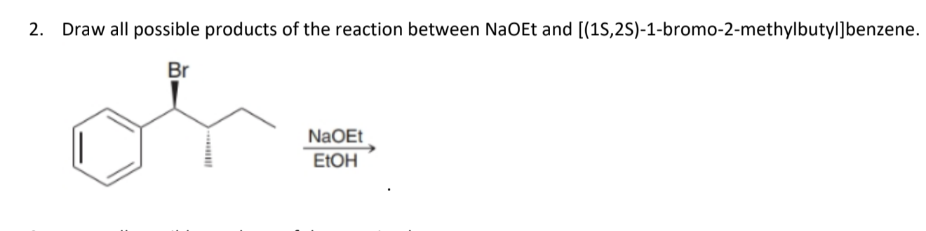Solved Draw all possible products of the reaction between | Chegg.com