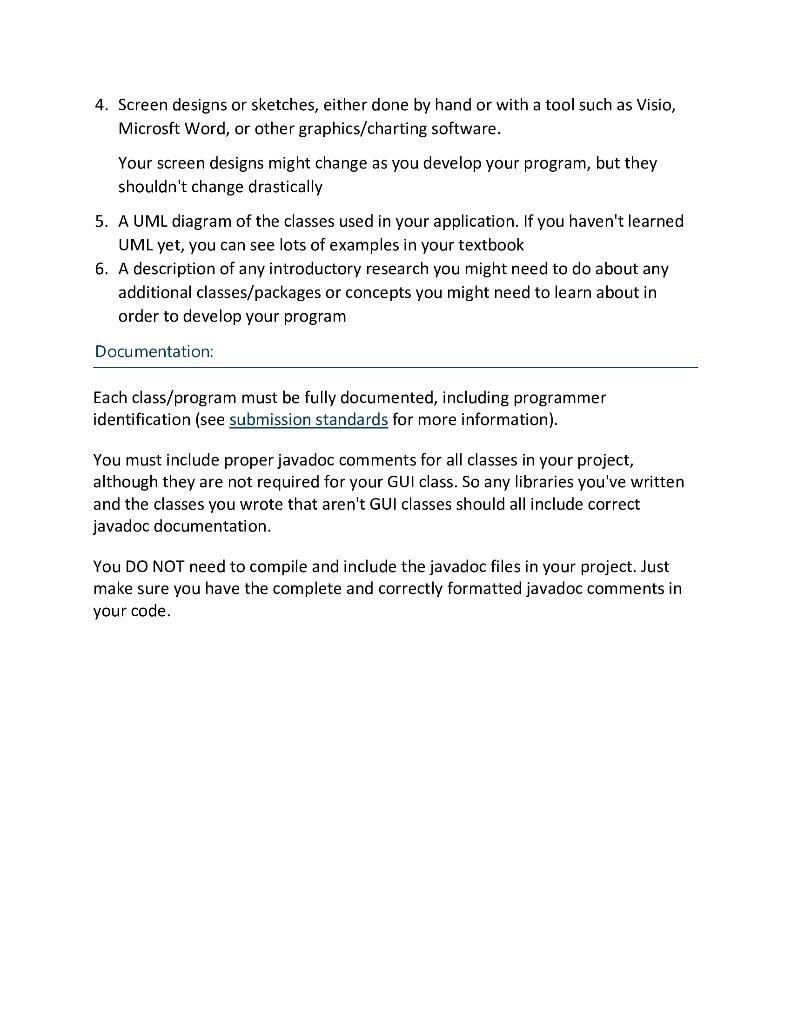 Solved Project Specs Write a program that uses a GUI to | Chegg.com