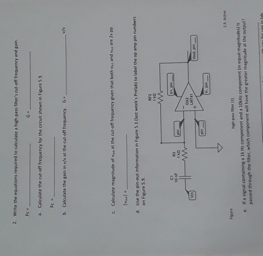 Solved 1. Write the output equation for a summing amplifier: | Chegg.com Solved 1. Write the output equation for a summing amplifier: | Chegg.com