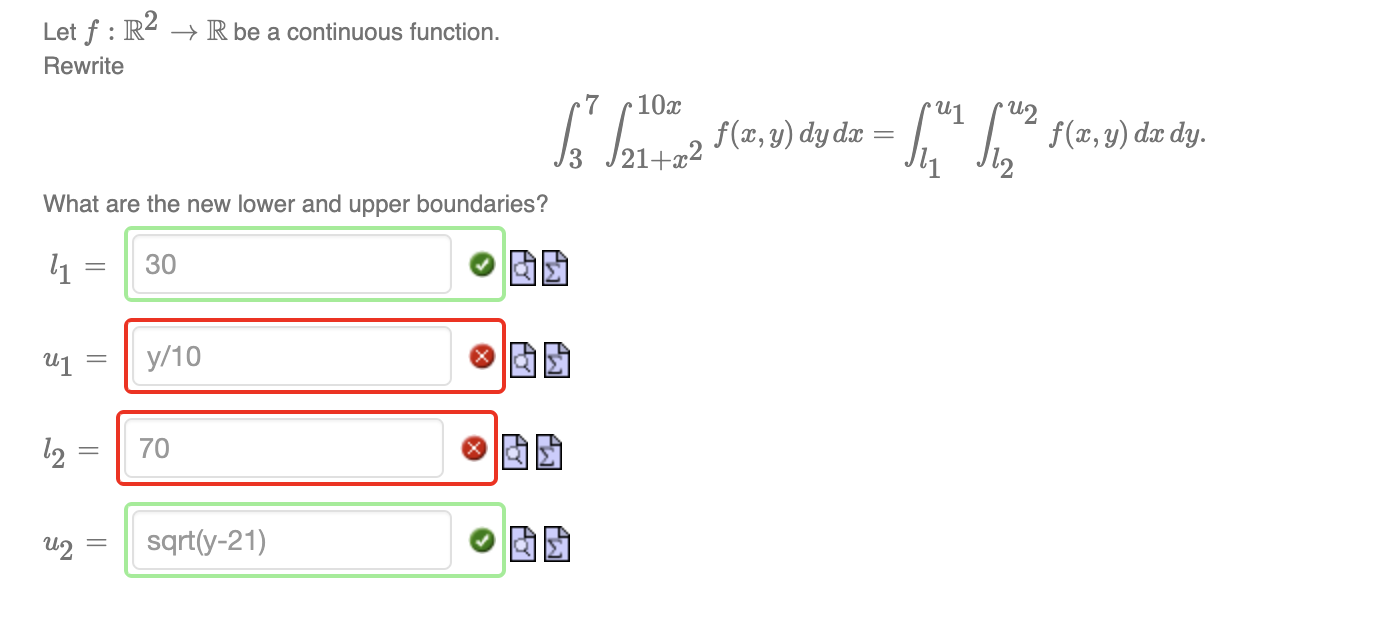 Solved Let f: R2 + R be a continuous function. Rewrite pu1 | Chegg.com