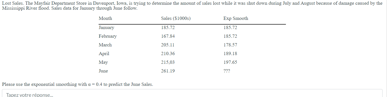 Solved Please use the mean absolute error (MAE) to calculate | Chegg.com