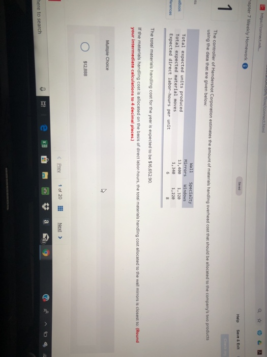 Solved Lation.com/flow/connect.htm https//connect.mh hapter | Chegg.com