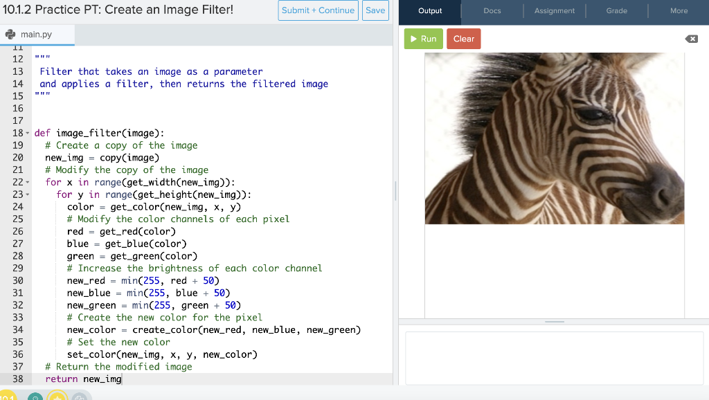 Solved I am working on Code HS assignment- 10.1.2 Practice | Chegg.com
