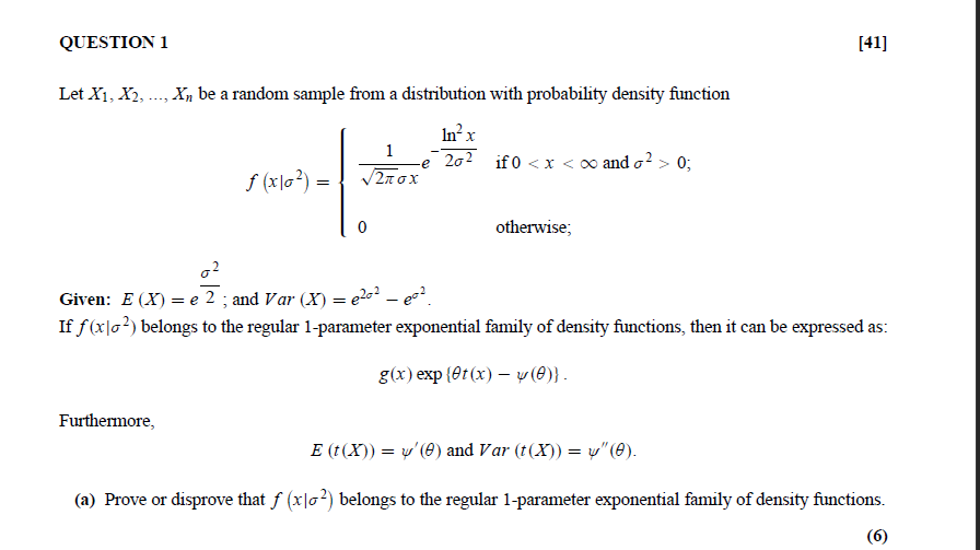 Solved Let X1,X2,…,Xn be a random sample from a distribution | Chegg.com