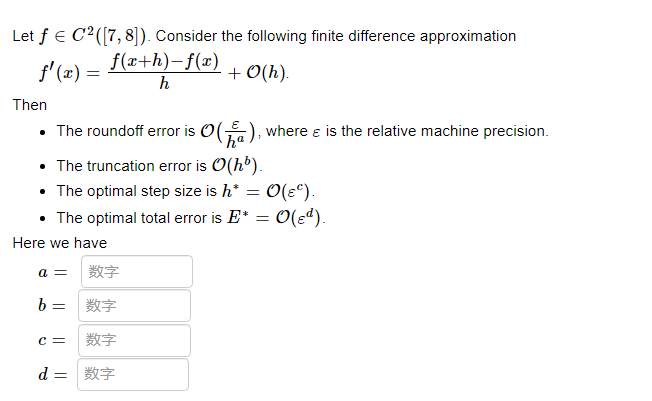 Let F∈c2 [7 8] Consider The Following Finite