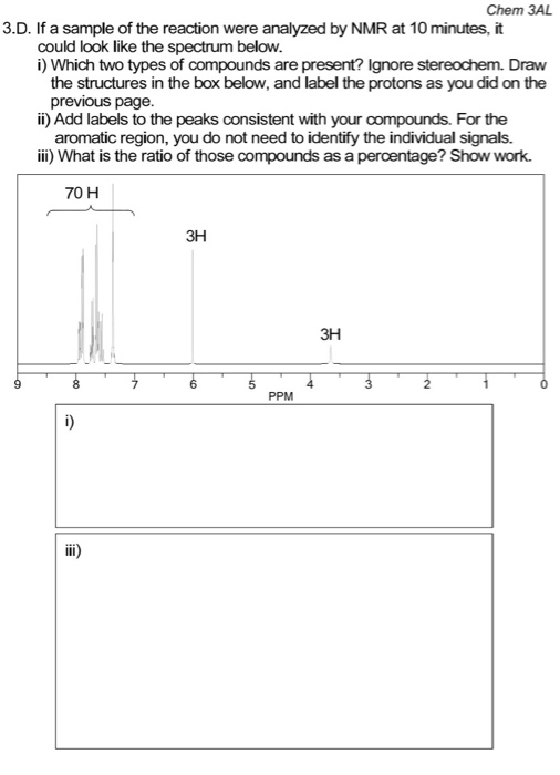 Solved Please help: organic chemistry NMR problems. The | Chegg.com