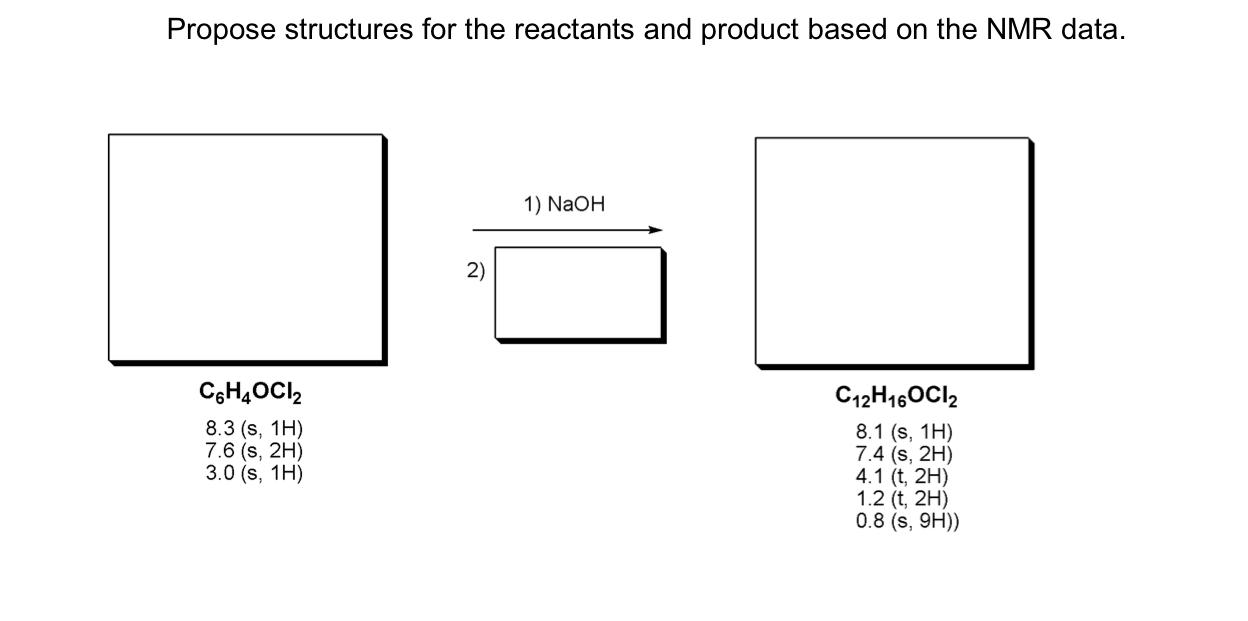 Solved Propose structures for the reactants and product | Chegg.com Solved Propose structures for the reactants and product | Chegg.com