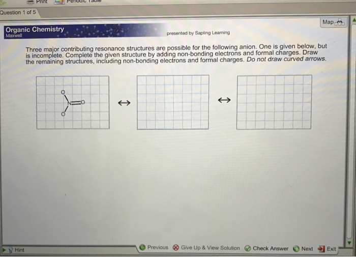 Solved Three major contributing resonance structures are | Chegg.com