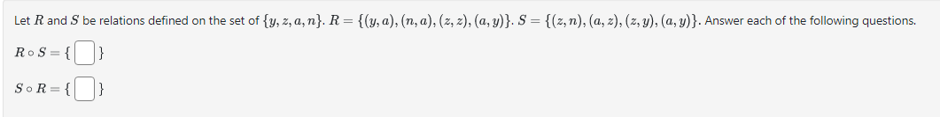 Solved Let R and S be relations defined on the set of | Chegg.com