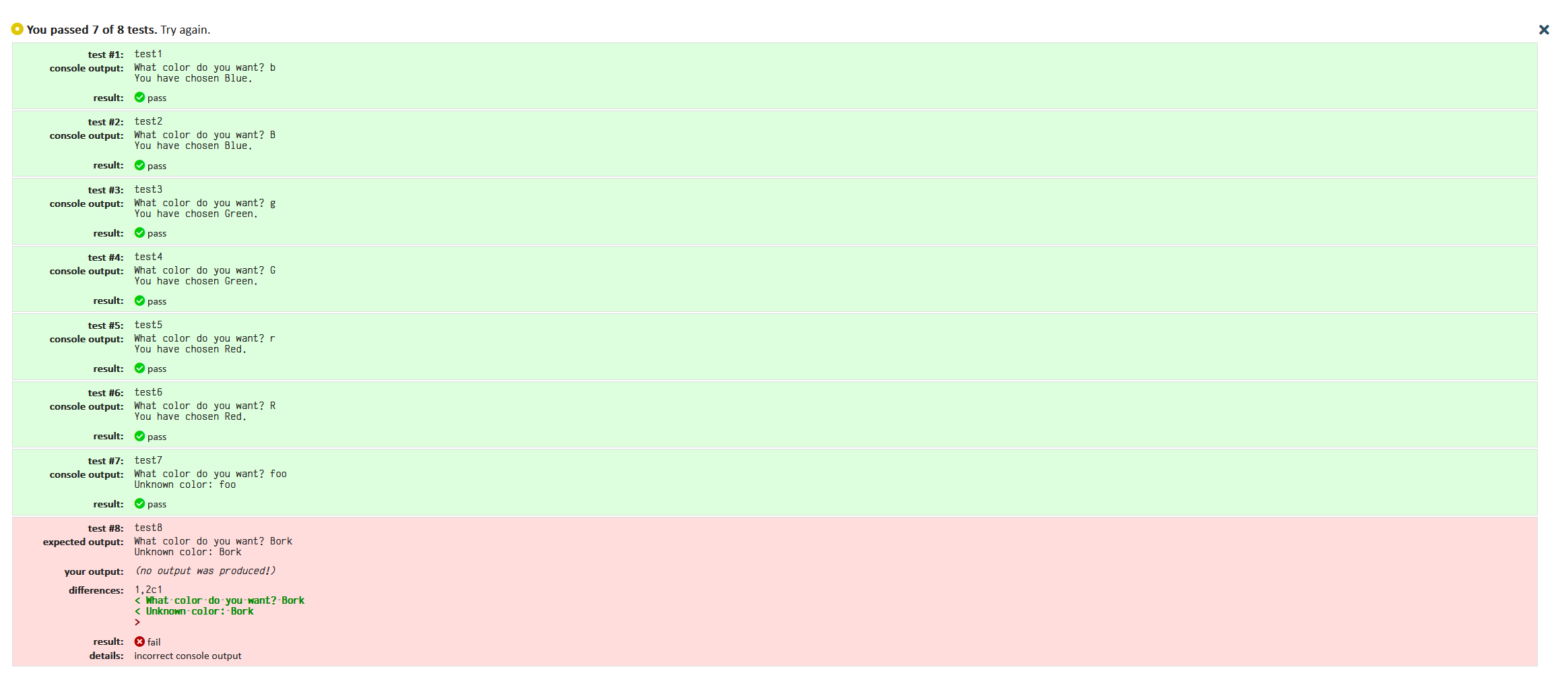 Solved colors Language/Type: Related Links: 紊 Java if/else | Chegg.com