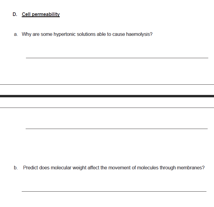 Solved Post Lab Question A Diffusion A What Causes The Chegg