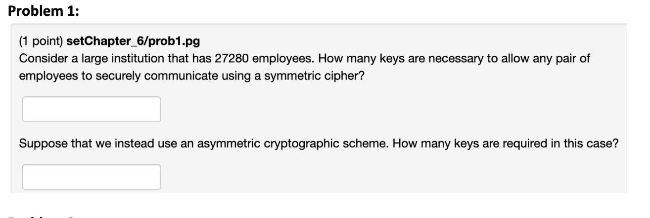 Solved Problem 1: (1 point) setChapter_6/prob1.pg Consider a | Chegg.com