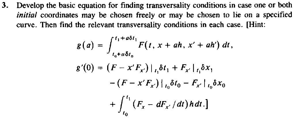 3. Develop the basic equation for finding | Chegg.com