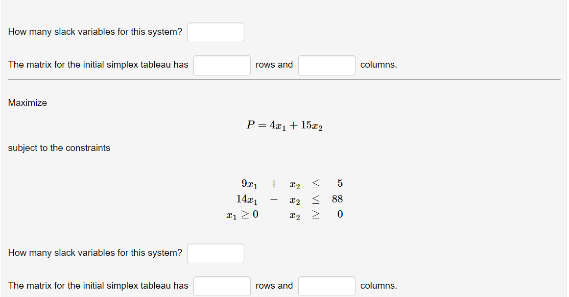 Solved Simplex: Problem 1 Previous Problem Problem List Next | Chegg.com