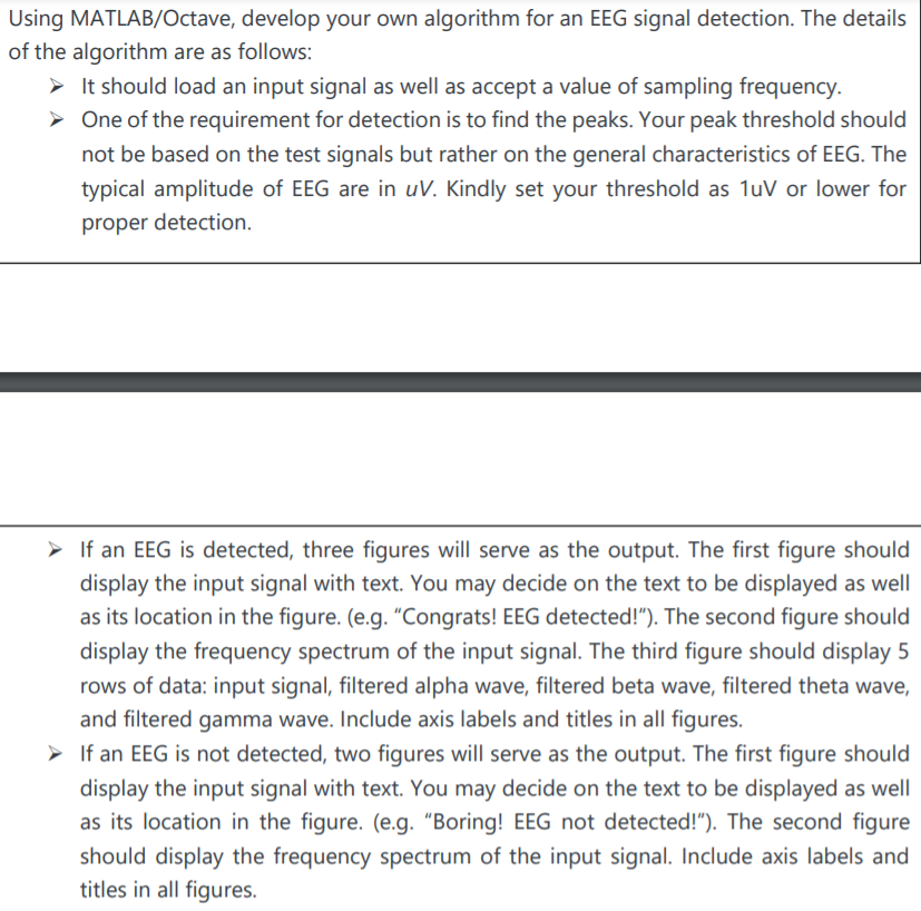 Using MATLAB/Octave, develop your own algorithm for | Chegg.com