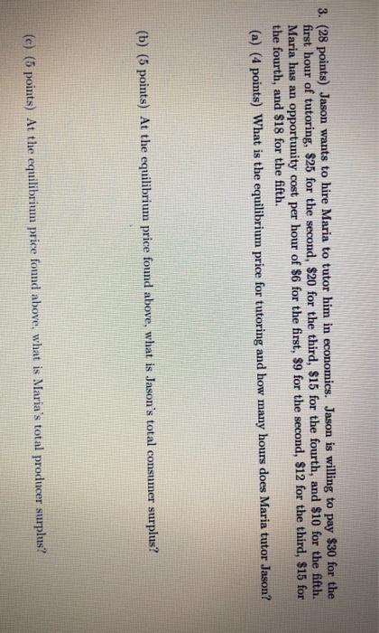 Solved 1. (24 points) Graphically explain the effect of each | Chegg.com