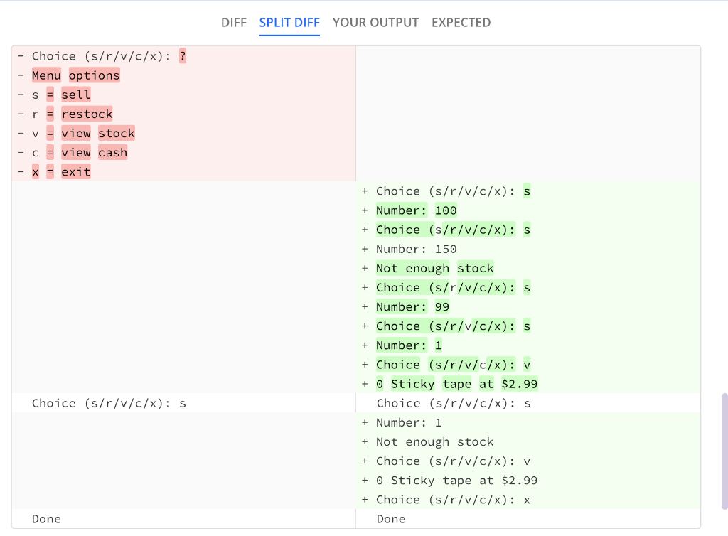Solved Write this in python Store specification: A store | Chegg.com