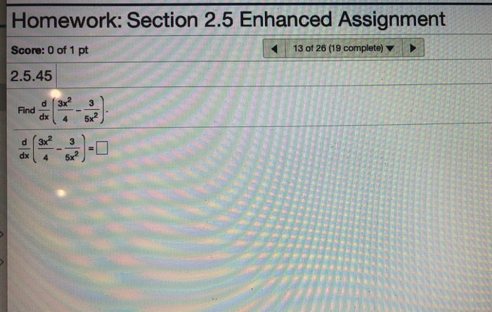 Solved Homework Section 2 5 Enhanced Assignment Score 0 Of