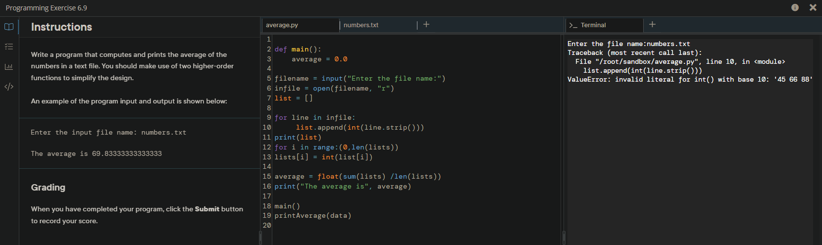 Solved I need to understand why this is giving me an error | Chegg.com