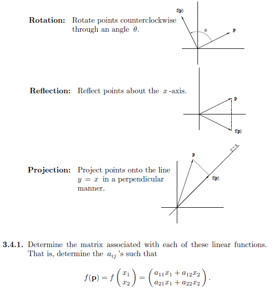 Solved Rotation: Rotate points counterclockwise through an | Chegg.com
