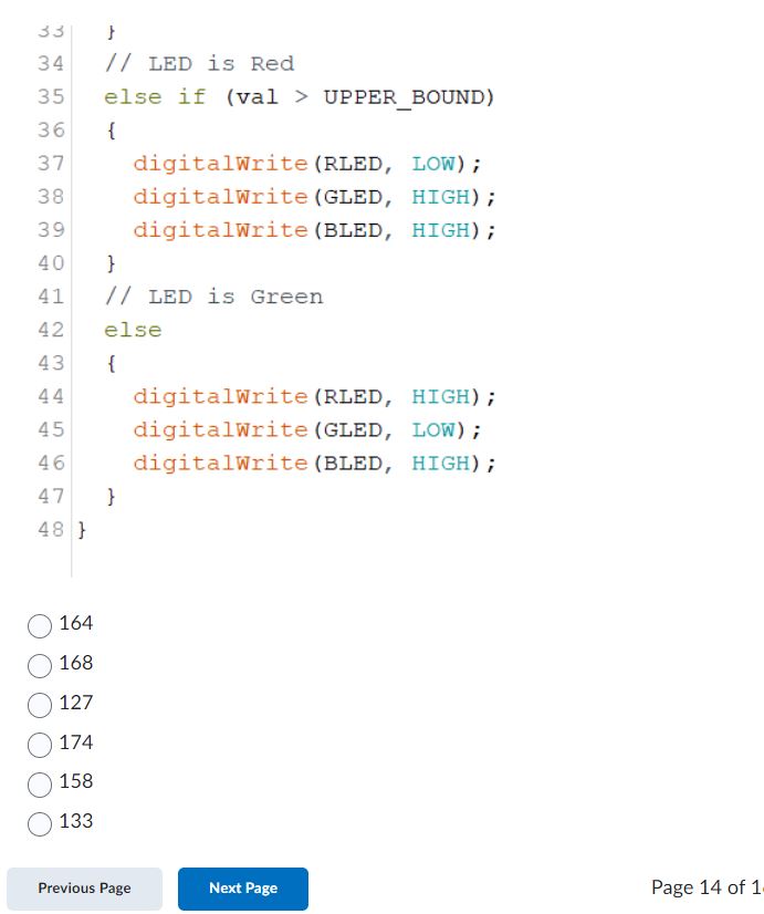 Solved 1// Temperature Alert ! 2 const int BLED =9; 3 const | Chegg.com