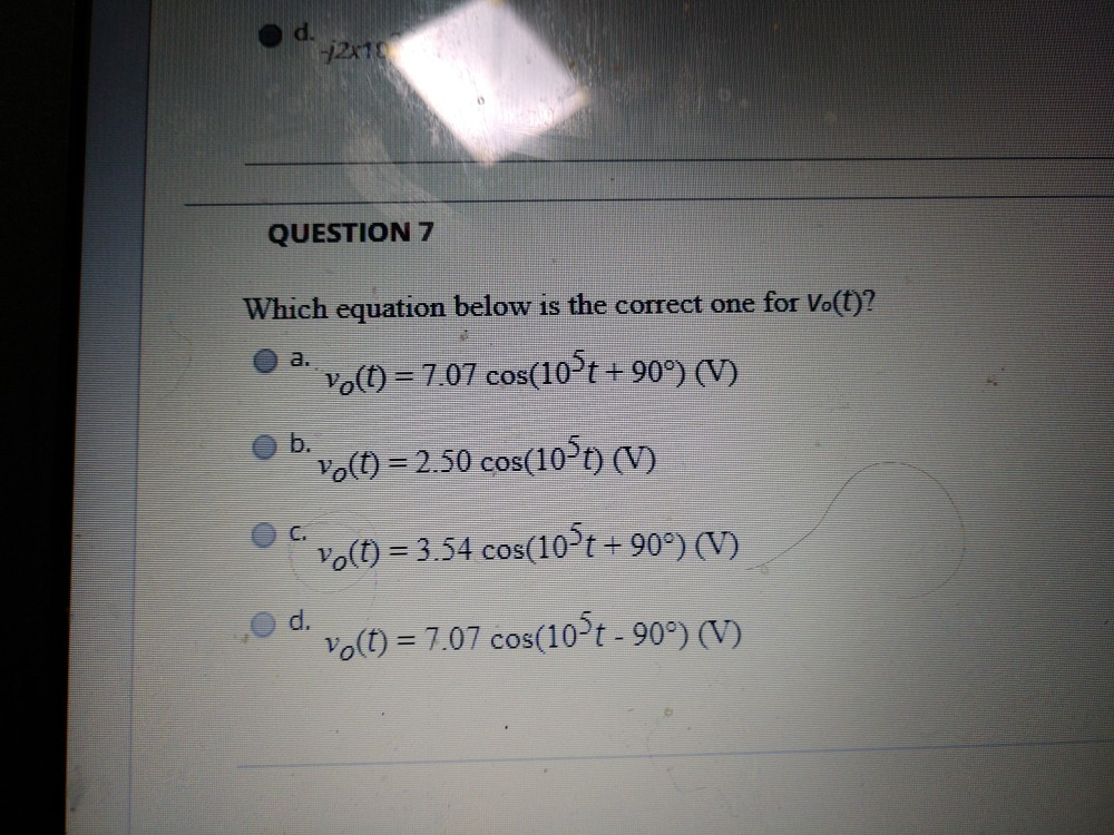 Solved Show Time s Question Completion Status: QUESTION 5 | Chegg.com