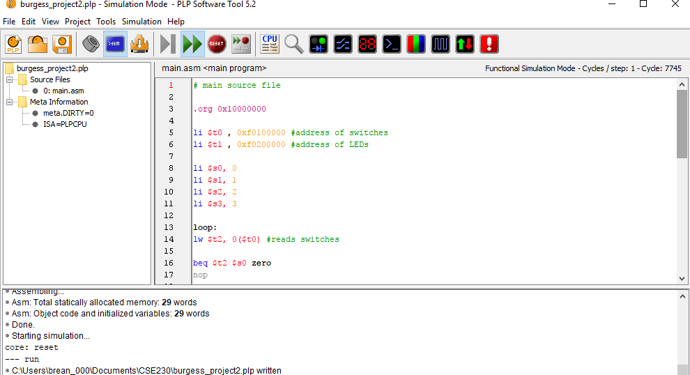 Solved The Task: Write a program in PLP assembly that | Chegg.com