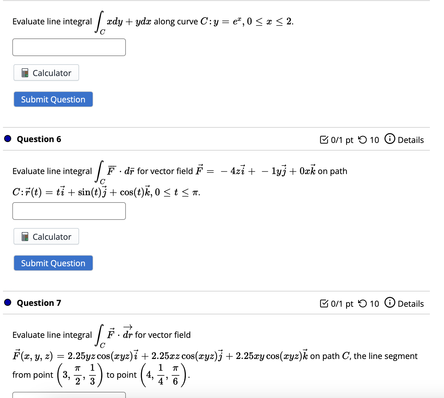 Evaluate line integral ∫Cxdy+ydx along curve | Chegg.com