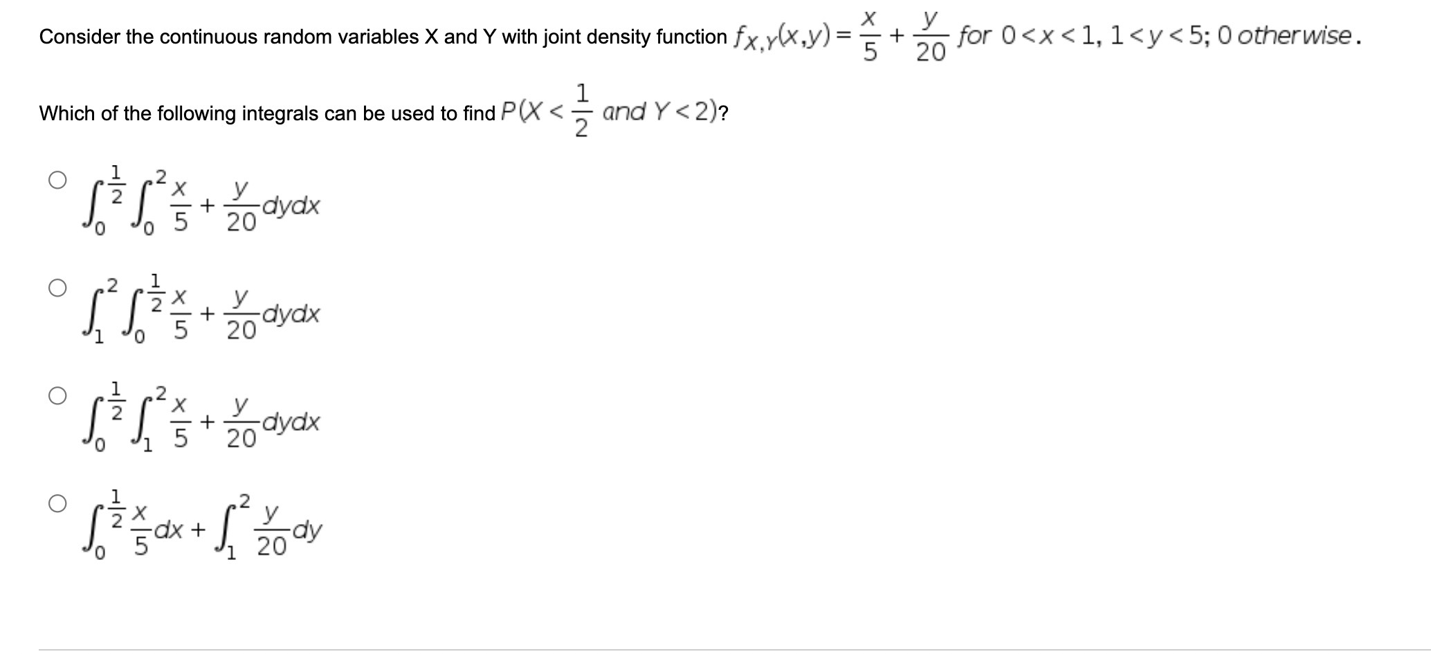 Solved Consider the continuous random variables X and Y with | Chegg.com