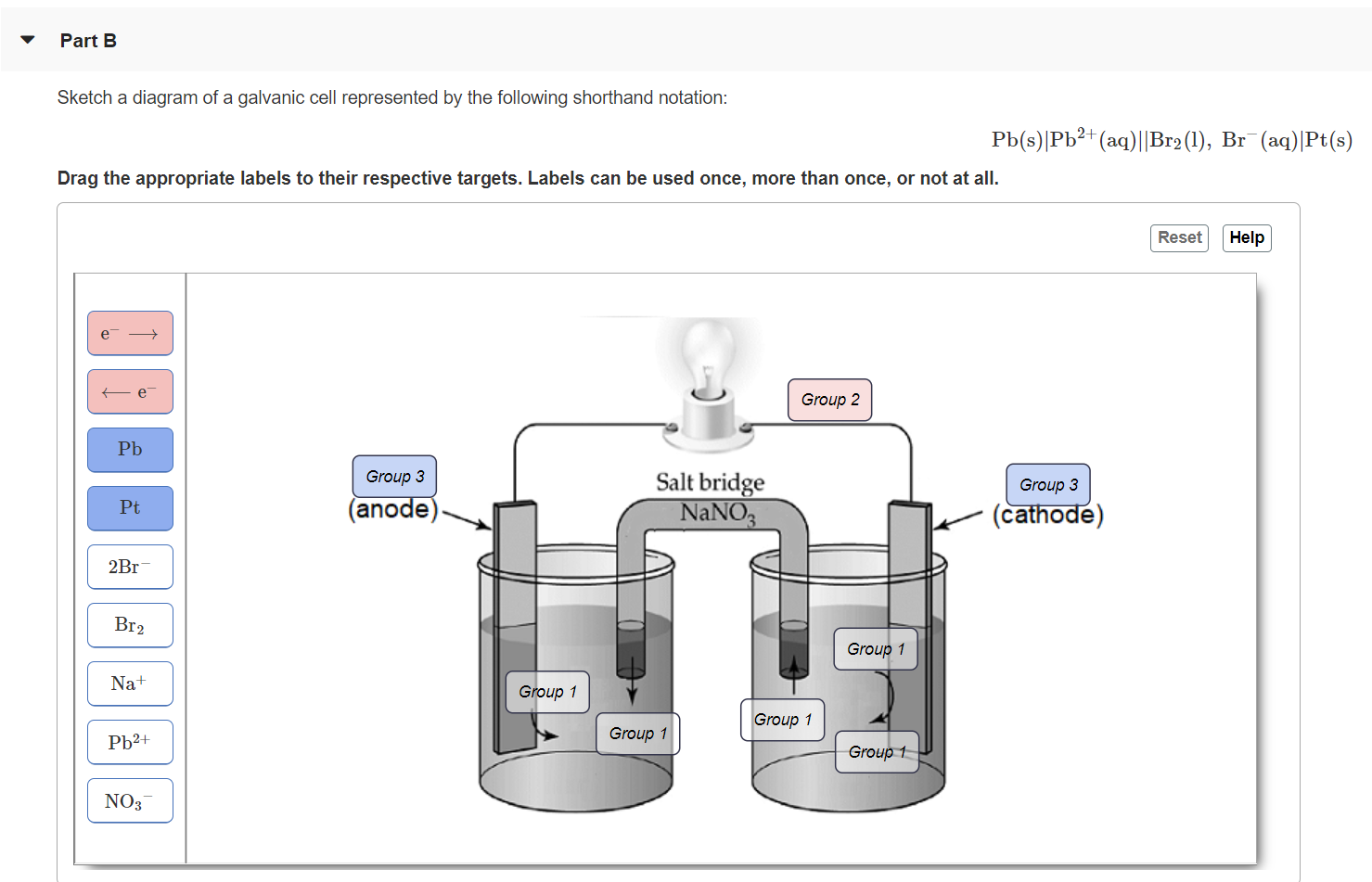 Solved Part A Write a balanced equation for the overall cell | Chegg.com