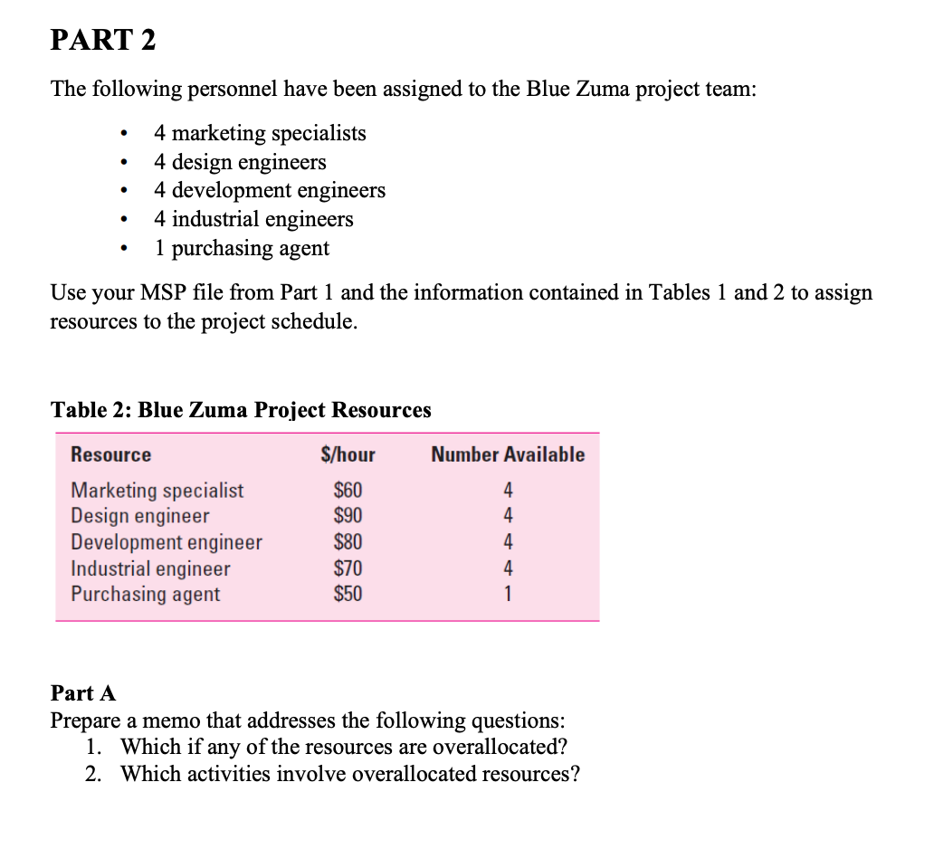 Solved You are a member of a project team assigned to | Chegg.com