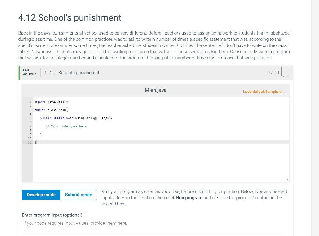 Solved 4 12 School s Punishment Back In The Days Chegg