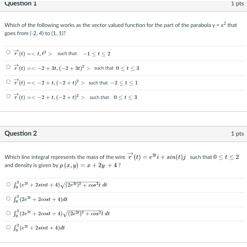 Solved Question 1 1 pts Which of the following works as the | Chegg.com