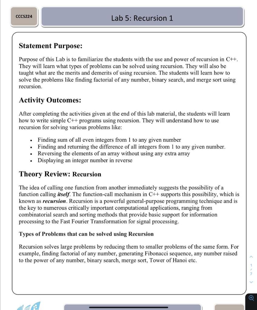 Solved Statement Purpose: Purpose of this Lab is to | Chegg.com