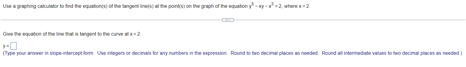 Solved Use a graphing calculator to find the equation(s) ﻿of | Chegg.com