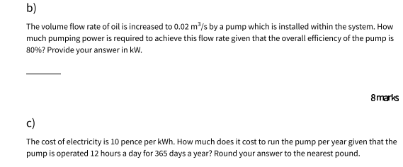 Solved Question 2 A gravity driven pipe system transports | Chegg.com
