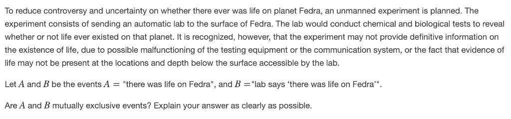 Solved To reduce controversy and uncertainty on whether | Chegg.com