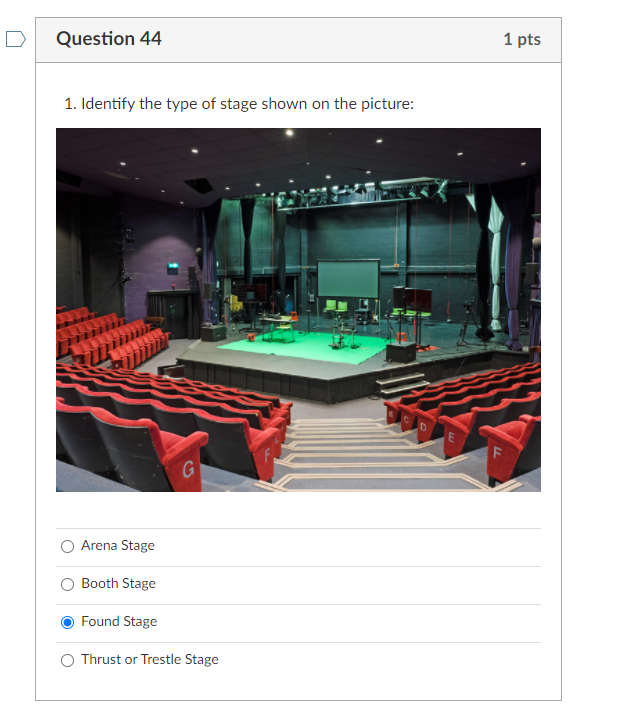 Solved Question 47 1 pts Identify the type of stage shown on | Chegg.com