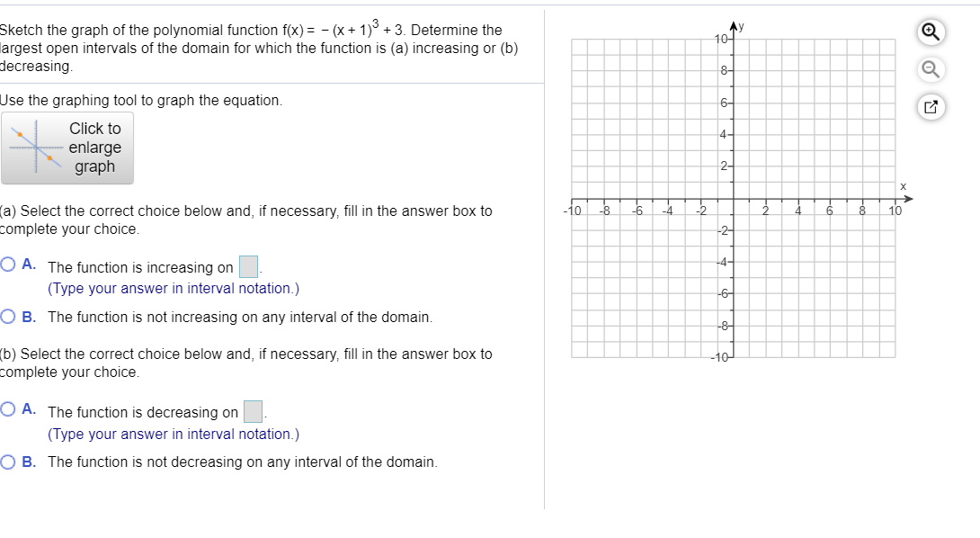 Solved Sketch the graph of the polynomial function f(x) = | Chegg.com