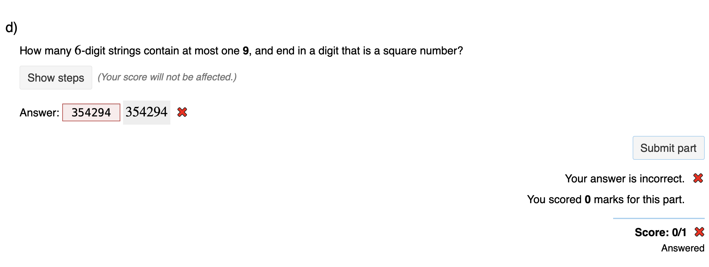Solved Some basic counting laws include: - Complement law: | Chegg.com