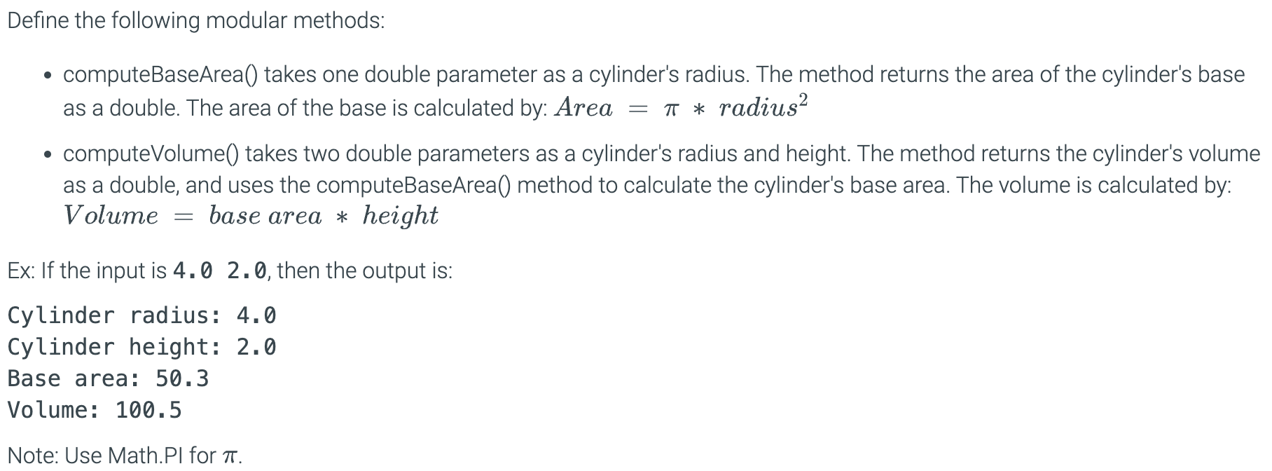 Solved Detine the following modular metnods: - | Chegg.com