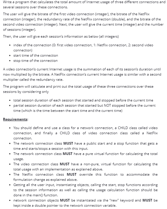 Solved Write a program that calculates the total amount of | Chegg.com