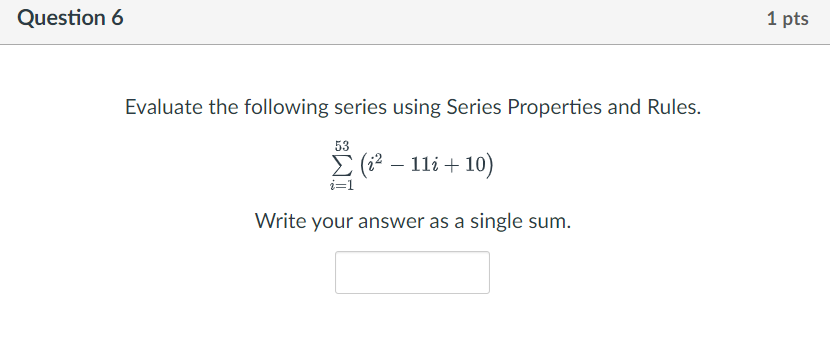 Solved Evaluate the following series using Series Properties | Chegg.com