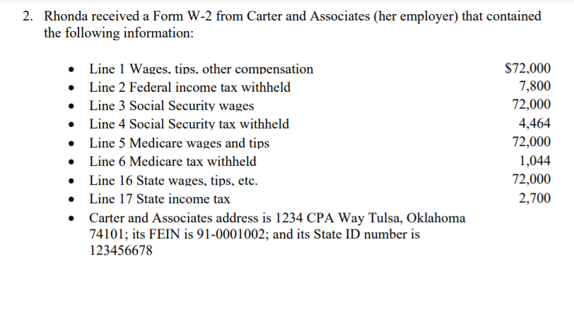 Solved Tax Return Problems – formerly Appendix C Individual | Chegg.com