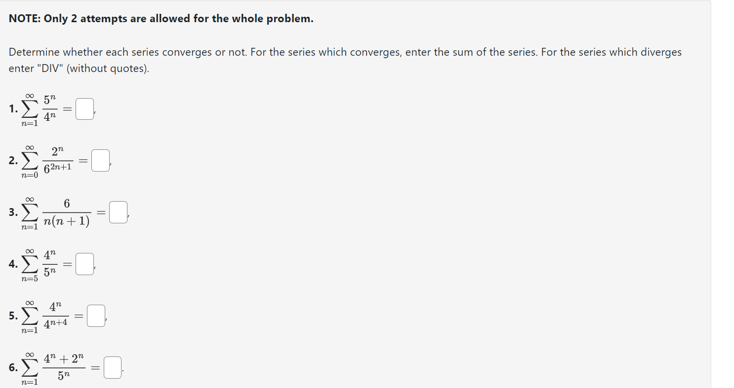 Solved NOTE: Only 2 attempts are allowed for the whole | Chegg.com